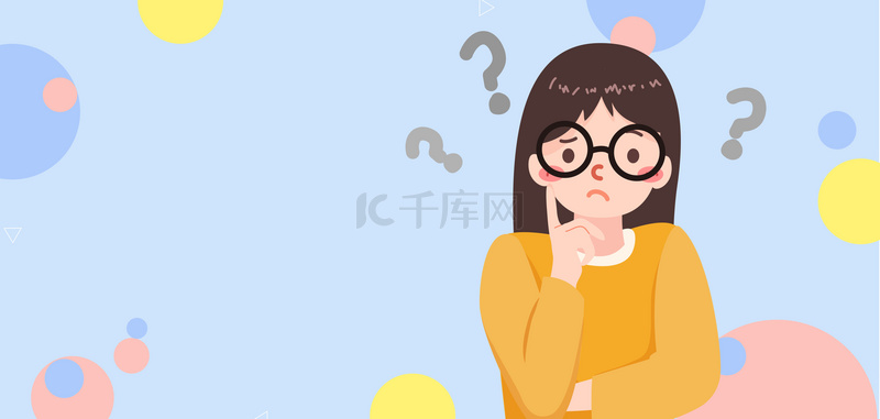 简笔画思考背景图片大全-高清简笔画思考图片PSD素材下载-千库网