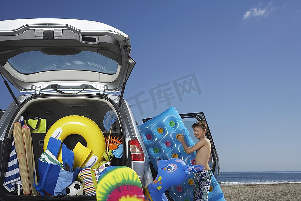 沙滩用品卡通摄影图片-沙滩用品卡通摄影作品-千库网