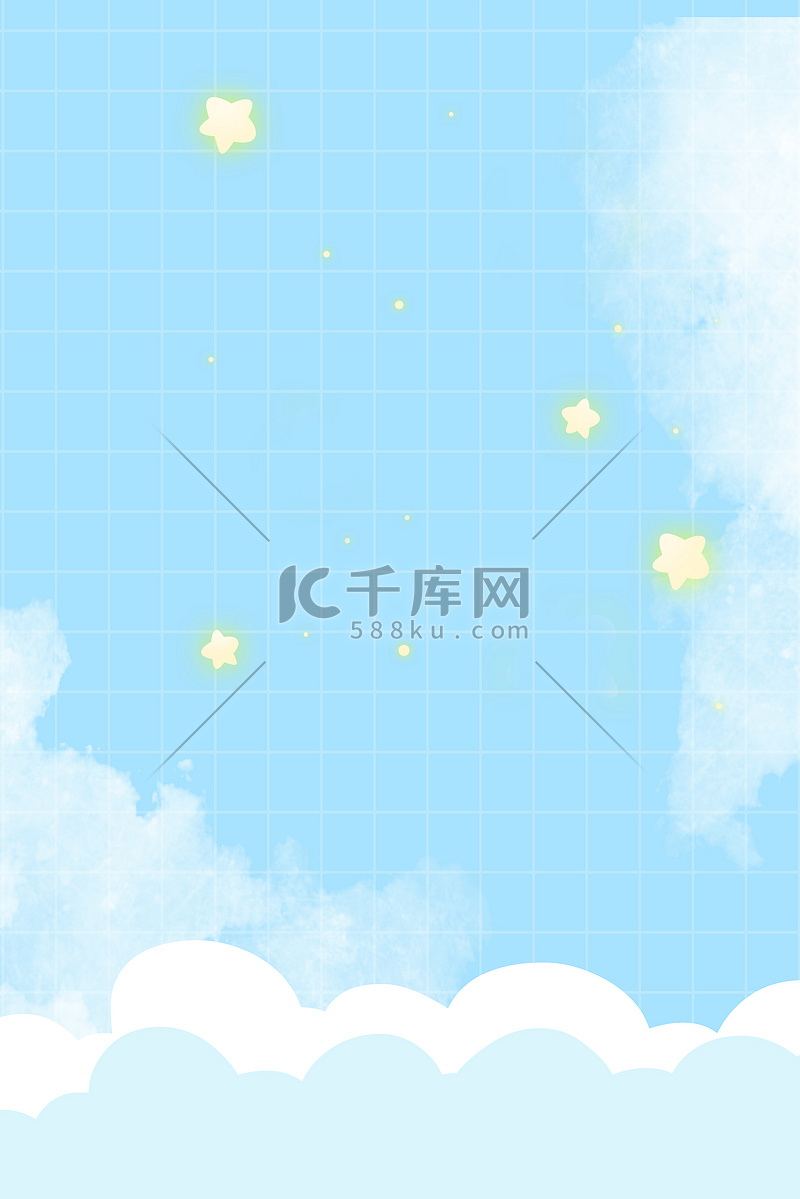 卡通简约蓝色背景背景图片大全-卡通简约蓝色背景高清照片下载-千库网