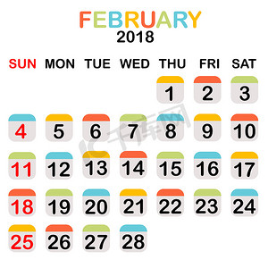 2018年2日历摄影图片-2018年2日历摄影作品-千库网