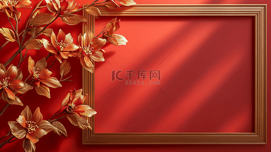 画框喜庆背景图片_画框喜庆背景素材图片_千库网