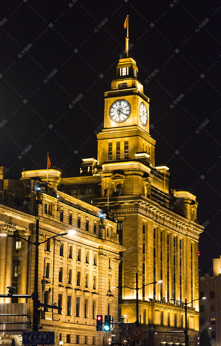 上海外滩的建筑摄影图高清摄影大图-千库网