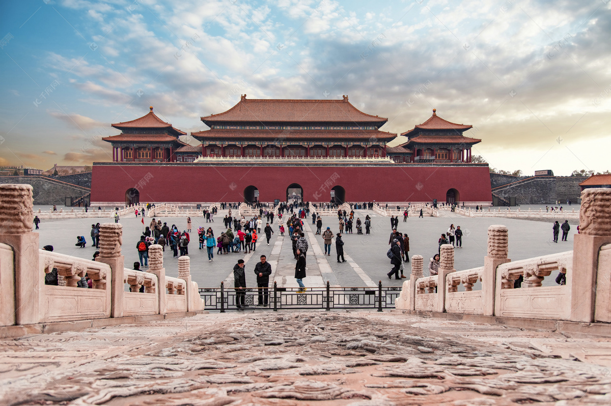 故宫博物院全景摄影图高清摄影大图-千库网