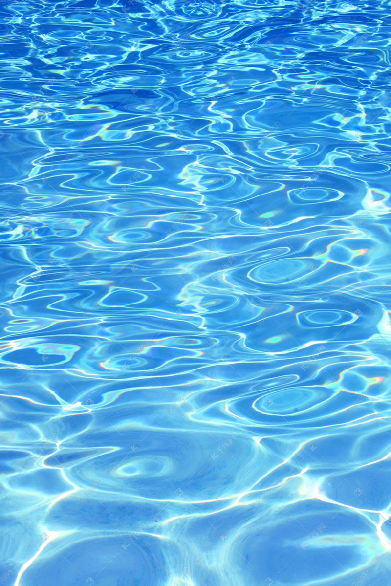 蓝色水波纹清新底纹背景图片免费下载-千库网