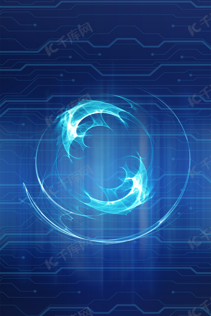 蓝色商务科技感数码产品科技背景图片免费下载-千库网