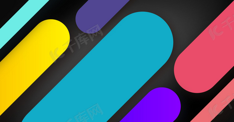 创意几何拼色撞色背景图片免费下载-千库网