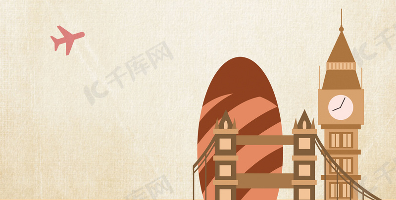 英伦风英语教育培训机构宣传单背景素材背景图片免费下载-千库网