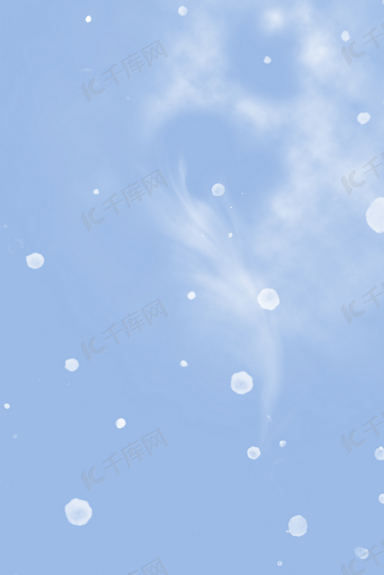 简约蓝色卡通背景图片免费下载-千库网