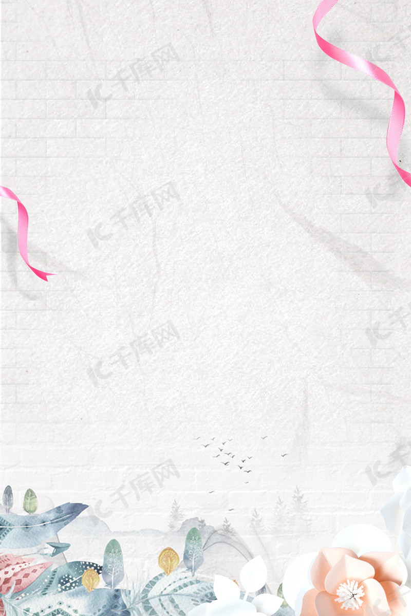 清新简单花瓣背景图背景图片免费下载-千库网