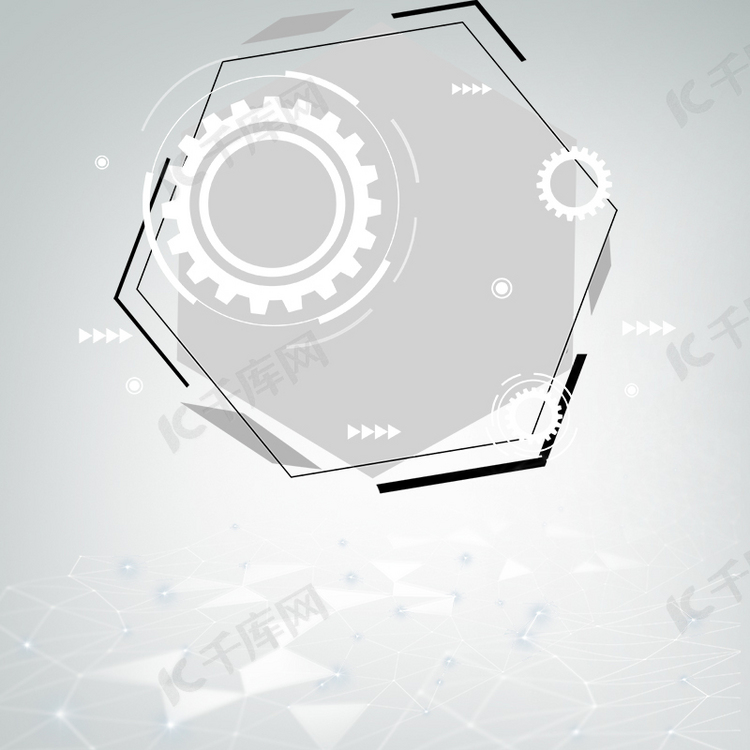 灰色质感科技海报背景素材背景图片免费下载-千库网