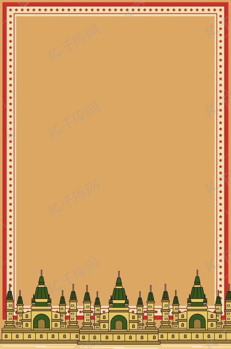 怀旧复古英伦风背景边框海报背景图片免费下载-千库网