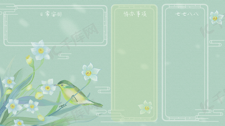 古风桌面古风壁纸背景图片免费下载-千库网