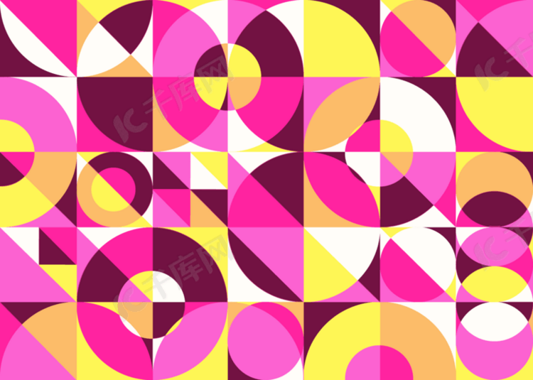 几何壁画壁纸背景图片免费下载-千库网