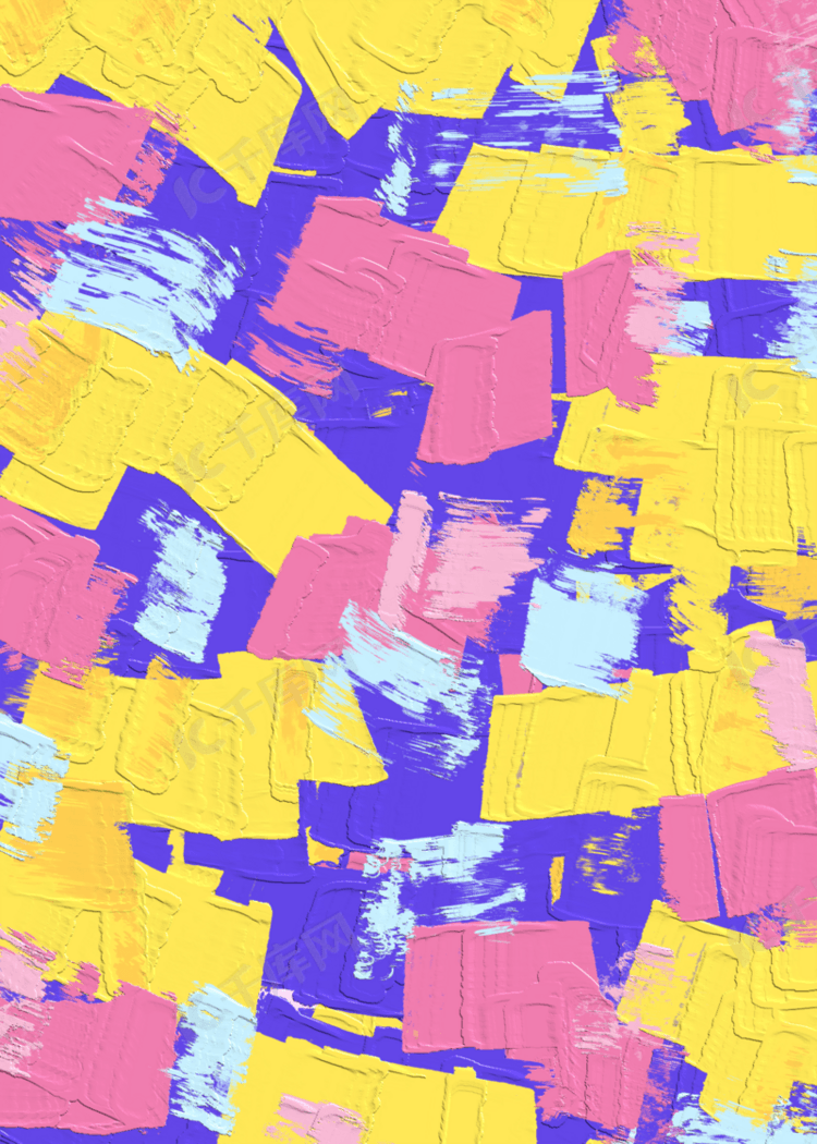 活力撞色油画颜料纹理背景图片免费下载-千库网