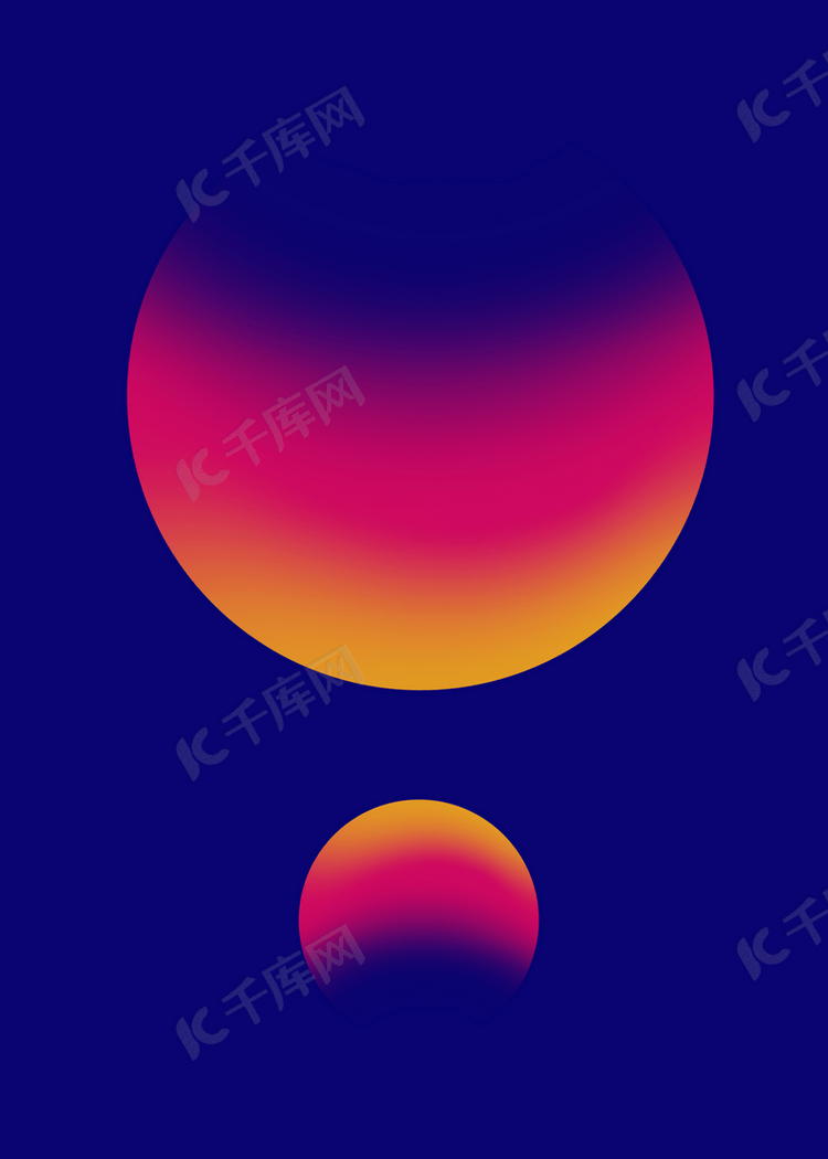 撞色融合抽象背景蓝色背景图片免费下载-千库网