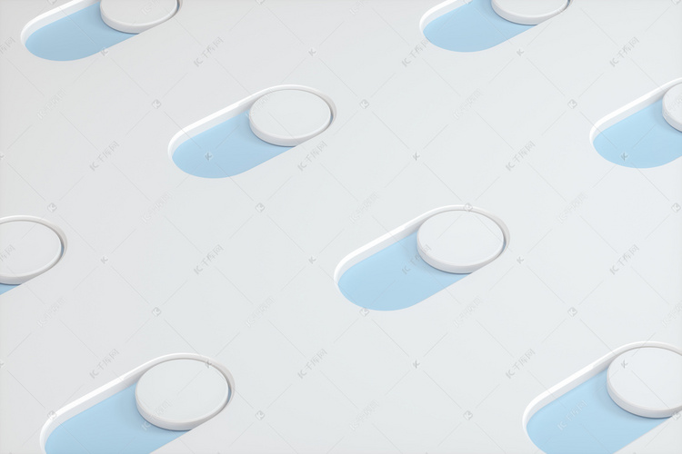 滑动开关和触摸按钮,科技, 3D渲染.计算机数字绘图.高清摄影大图-千库网