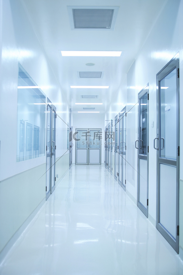 实验室走廊高清摄影大图-千库网
