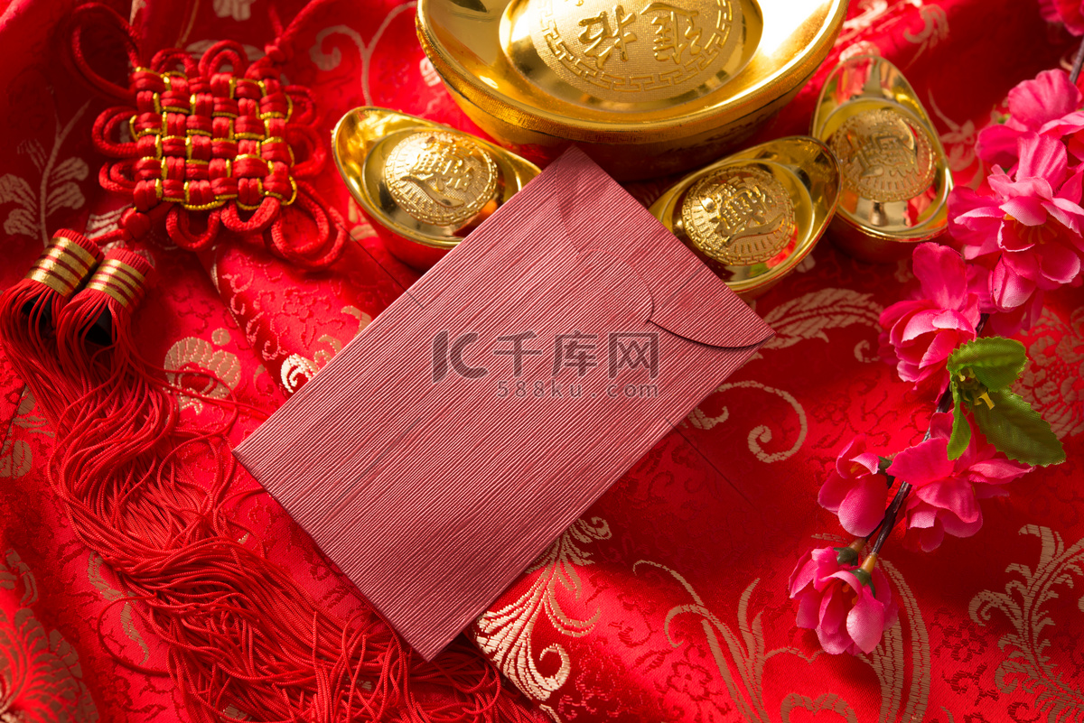 Chinese new year money高清摄影大图-千库网