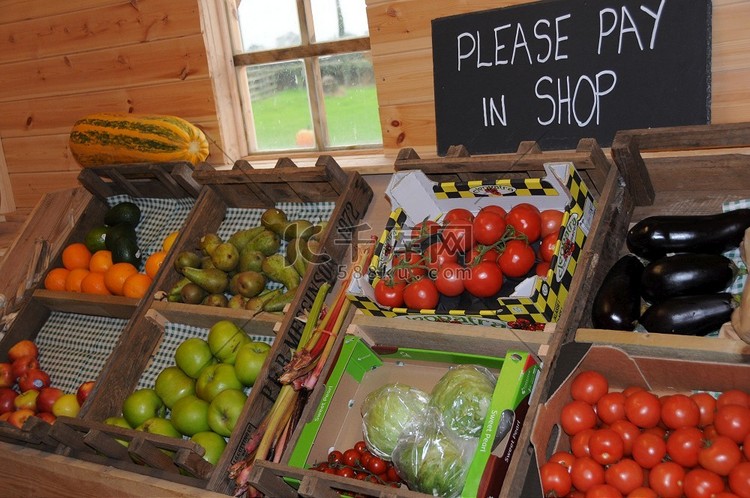 新鲜农产品商店。高清摄影大图-千库网