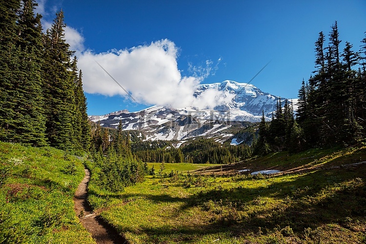 Mt.Rainier高清摄影大图-千库网
