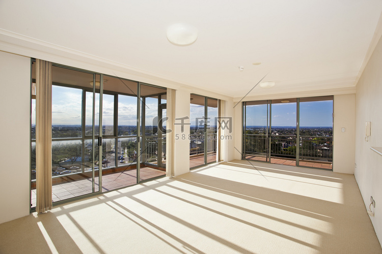 空白色房间高清摄影大图-千库网