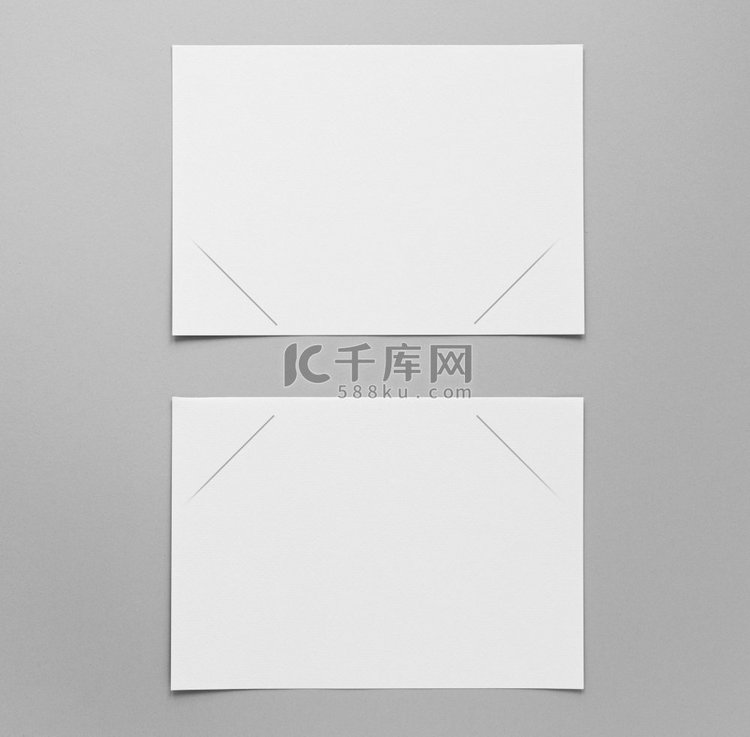 查看空白纸张排列。纸张图像素材高清摄影大图-千库网