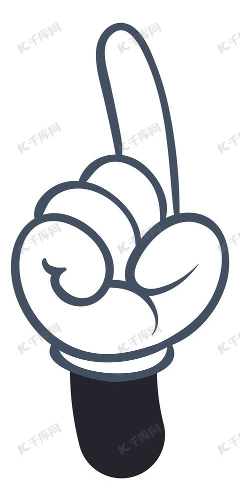 卡通手手指。背景图片免费下载_海报banner/高清大图_千库网(图片编号6208222)