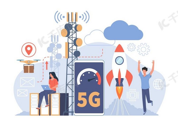 人们使用无线 5g。背景图片免费下载_海报banner/高清大图_千库网(图片编号6217456)