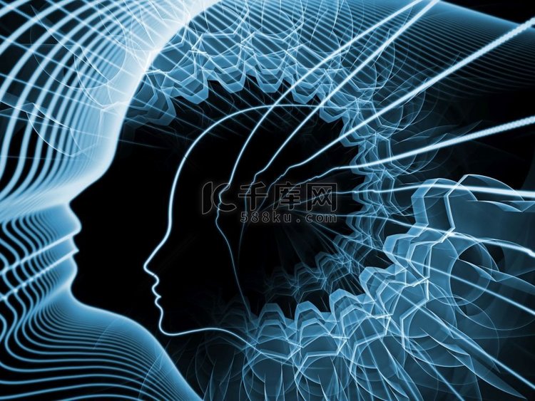 Soul Gears of Mind 系列的字符串。电风扇背景图画高清摄影大图-千库网