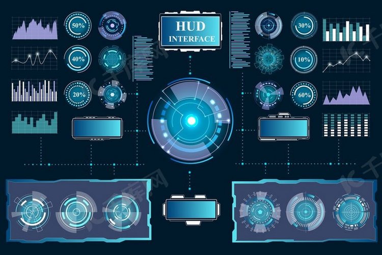 游戏HUD界面。背景图片免费下载_海报banner/高清大图_千库网(图片编号6203290)