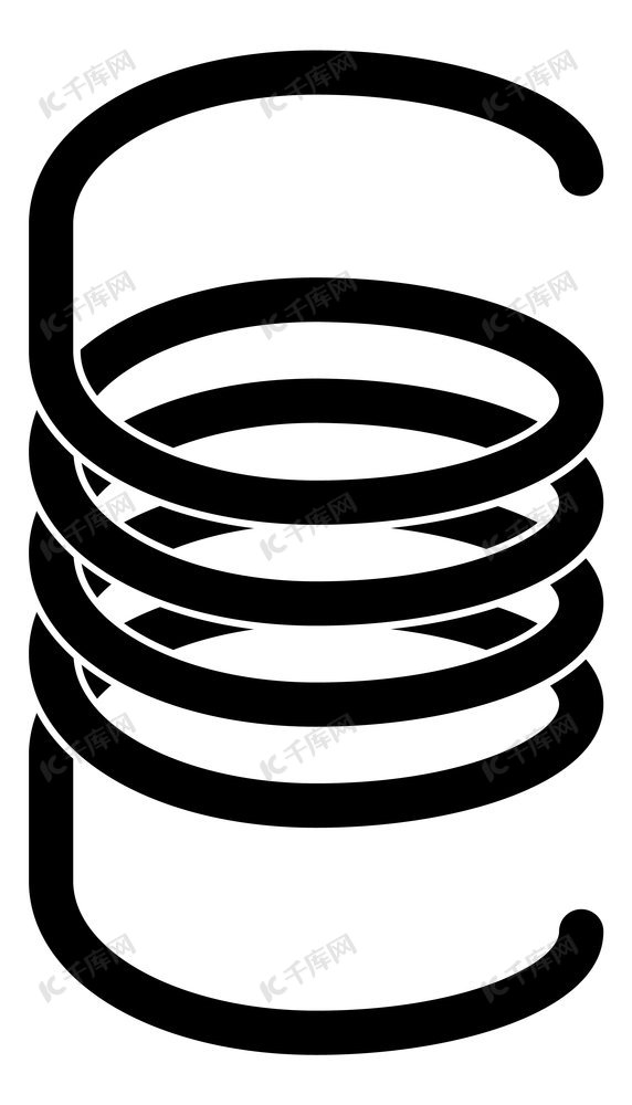 螺旋弹簧图标。背景图片免费下载_海报banner/高清大图_千库网(图片编号6224603)