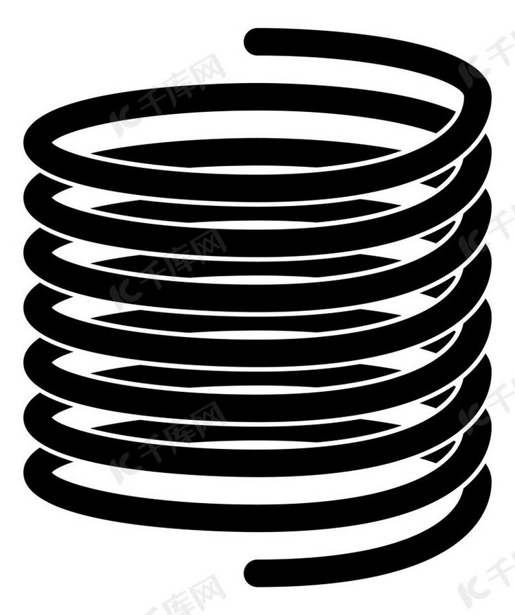 螺旋钢弹簧图标。背景图片免费下载_海报banner/高清大图_千库网(图片编号6223634)