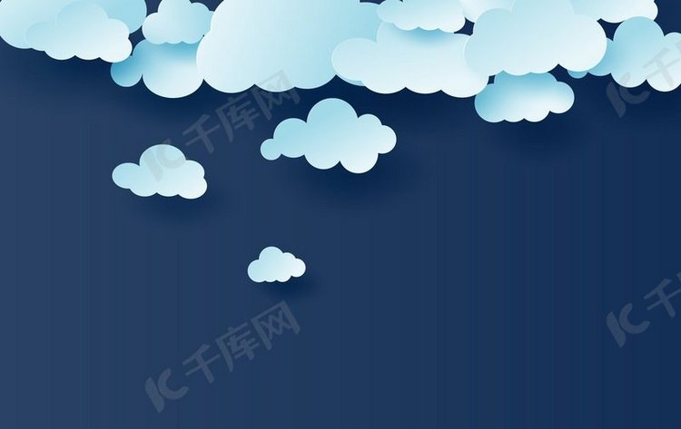 浅蓝天白云图案矢量的 3D 插图。创意设计简单与 cloudscape 剪纸。数字纸艺术和工艺风格。柔和的色调。夜暗场景。矢量。插图。背景图片免费下载_海报banner/高清大图_千库网(图片 ...