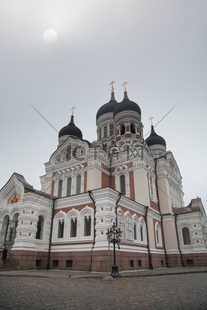 亚历山大·涅夫斯基大教堂在塔林。高清摄影大图-千库网