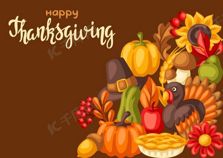 感恩节快乐背景。背景图片免费下载_海报banner/高清大图_千库网(图片编号6321328)