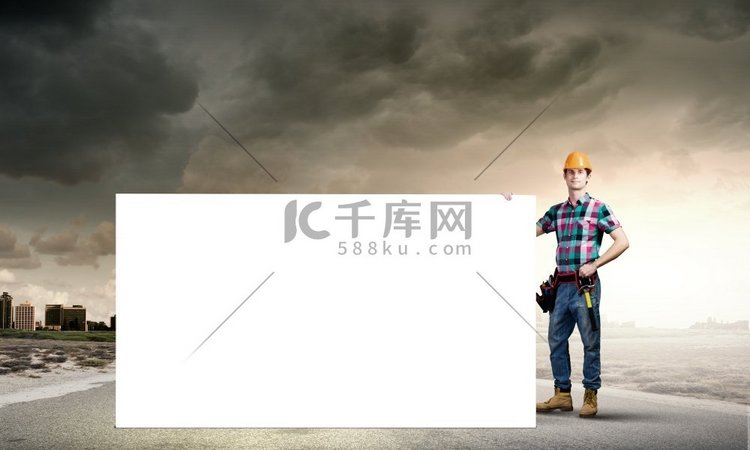 有横幅的商人。小窝非主流空间素材高清摄影大图-千库网