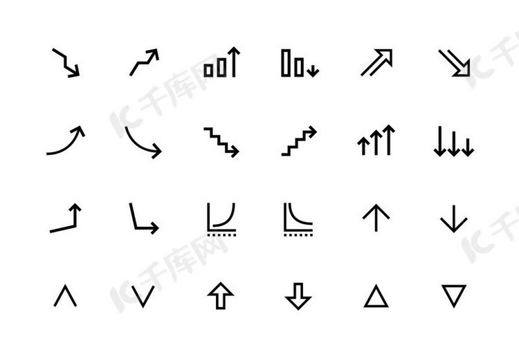 增加和减少线图标。背景图片免费下载_海报banner/高清大图_千库网(图片编号6347408)