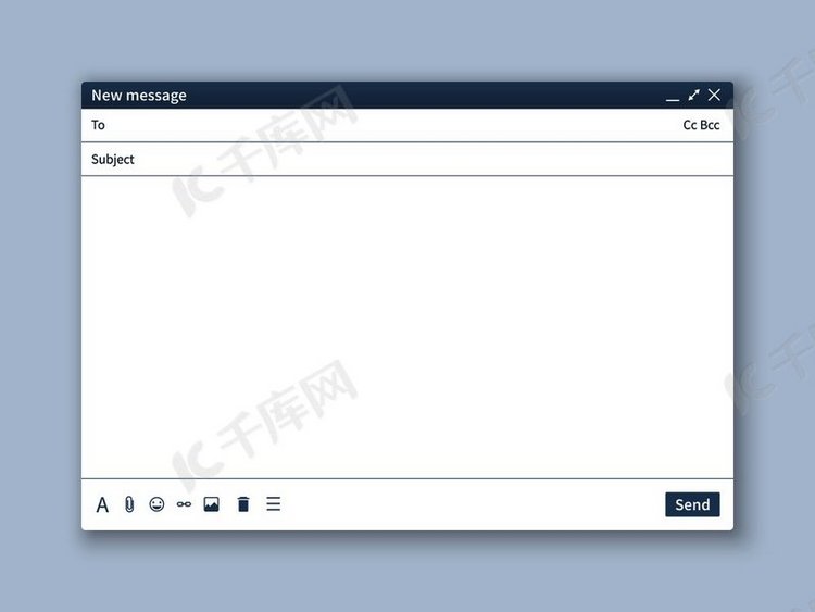 空白的电子邮件屏幕。背景图片免费下载_海报banner/高清大图_千库网(图片编号6369032)