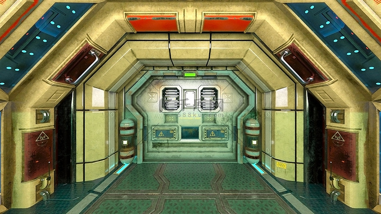 技术空间的 3d Cg 渲染背景图片免费下载_海报banner/高清大图_千库网(图片编号6171608)