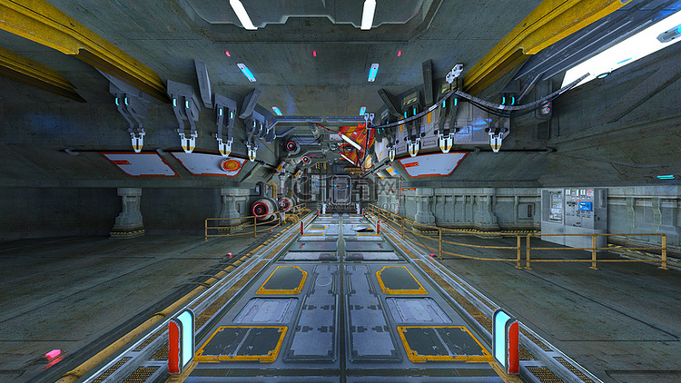 空间站/3d 空间站的 Cg 渲染.背景图片免费下载_海报banner/高清大图_千库网(图片编号6170035)