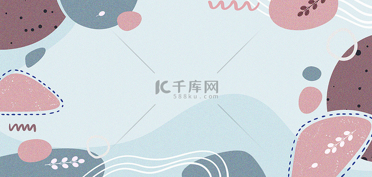 简约色块简约涂鸦背景图片免费下载-千库网