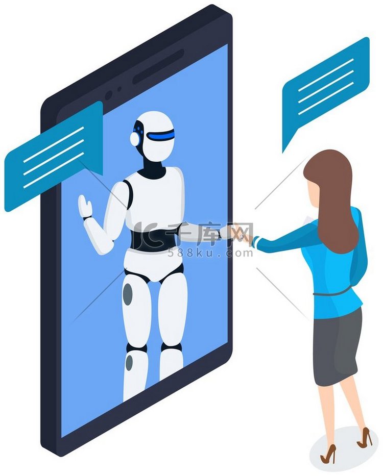 Chatbot 概念支持机器人技术数字聊天机器人应用程序在智能手机屏幕上与聊天气泡。背景图片免费下载_海报banner/高清大图_千库网(图片 ...