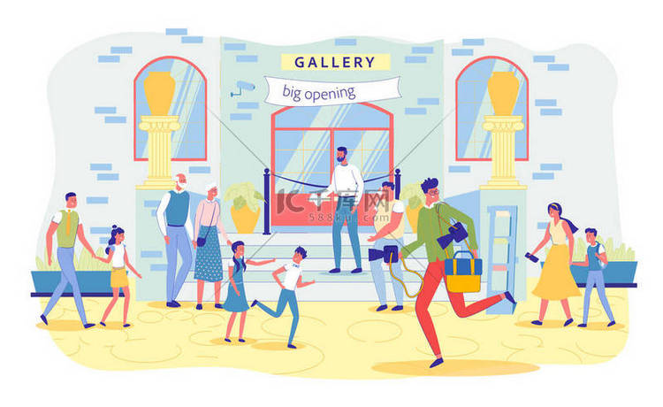 Photographer Shoots Reportage from Opening Event.背景图片免费下载-千库网