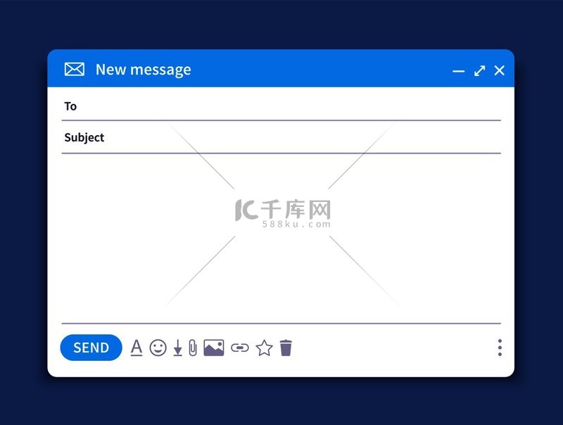 电子邮件界面邮件窗口模板互联网消息隔离框架空白电子邮件设计矢量电子邮件窗口实物模型插图页电子邮件界面邮件窗口模板互联网消息隔离框架空白电子邮件 ...