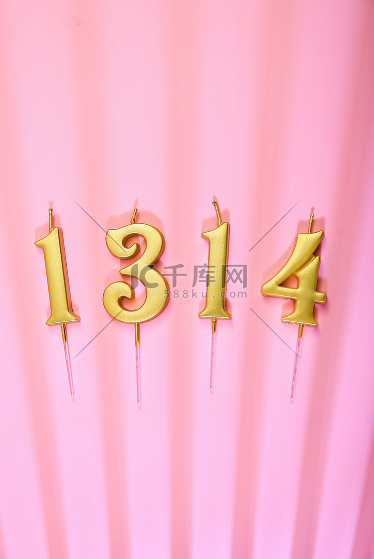 浪漫情人节1314数字高清摄影大图-千库网