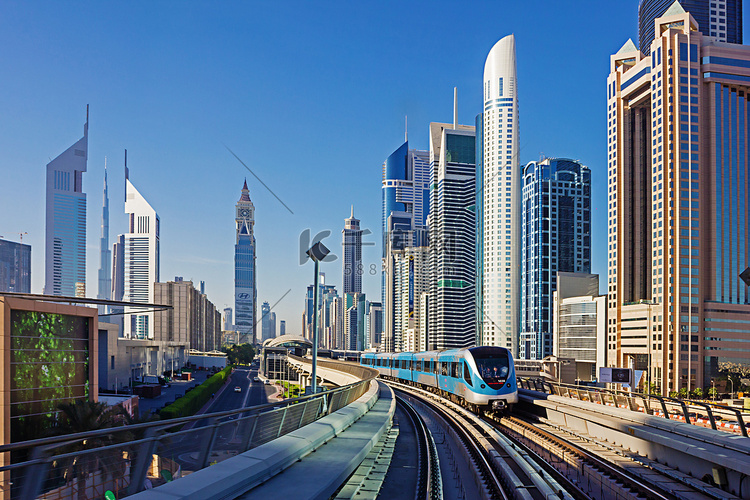 Metro subway tracks高清摄影大图-千库网