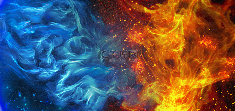 游戏火焰对抗科技背景图片免费下载-千库网