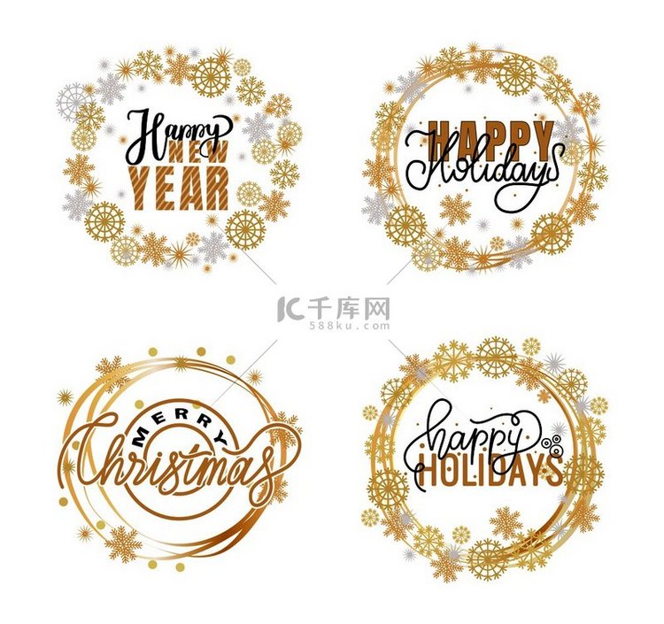 新年、节日快乐和温暖的祝福、刻字涂鸦、冬季树枝和雪花。背景图片免费下载_海报banner/高清大图_千库网(图片编号6347908)