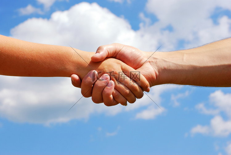 Handshake高清摄影大图-千库网