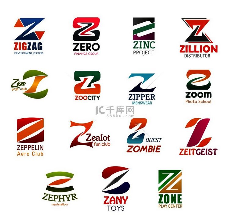 商业公司和企业设计的字母 Z 图标。背景图片免费下载_海报banner/高清大图_千库网(图片编号6336959)